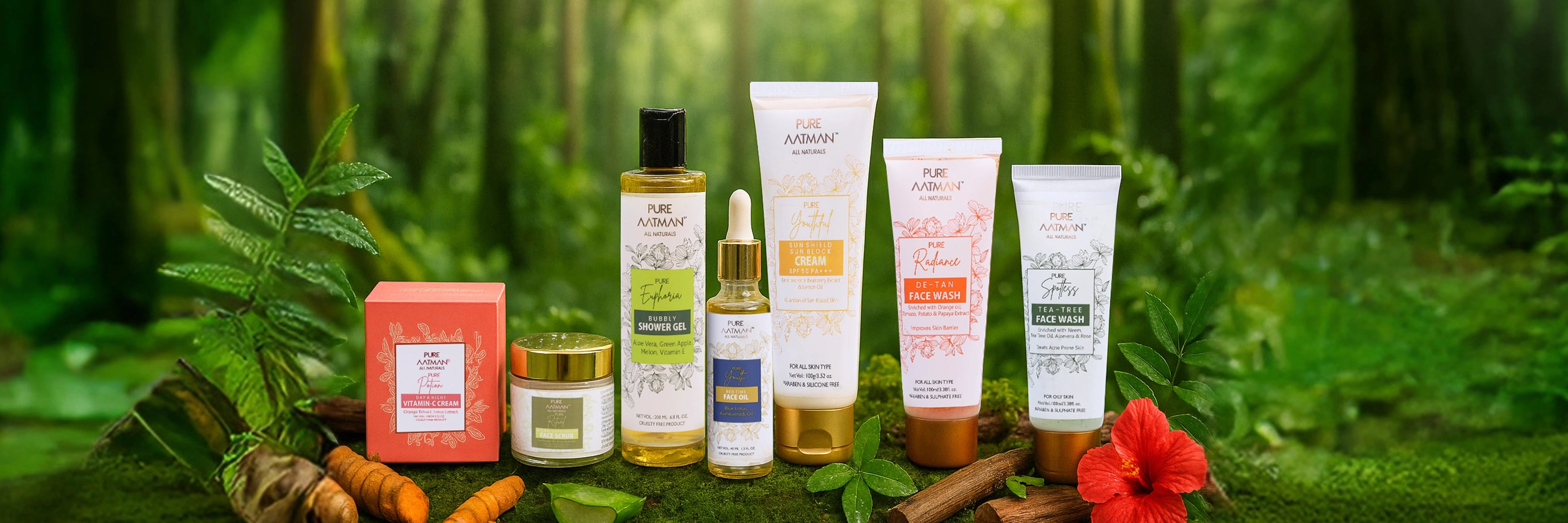 Buy Best Organic & Natural SkinCare Products in India – Pure Aatman