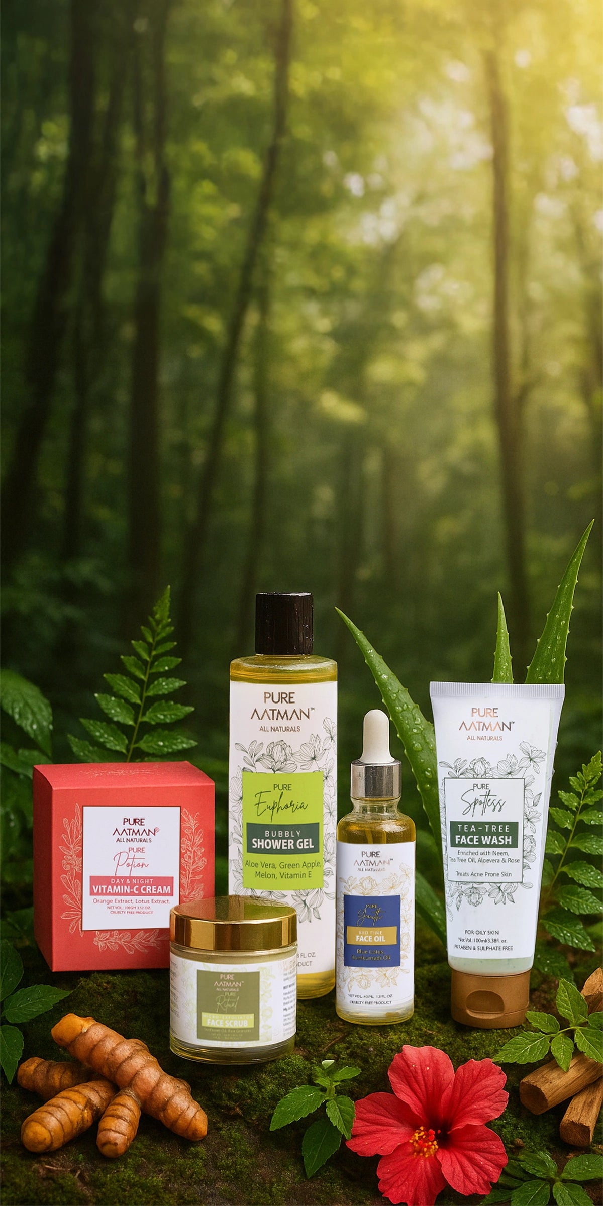 Buy Best Organic & Natural SkinCare Products in India – Pure Aatman