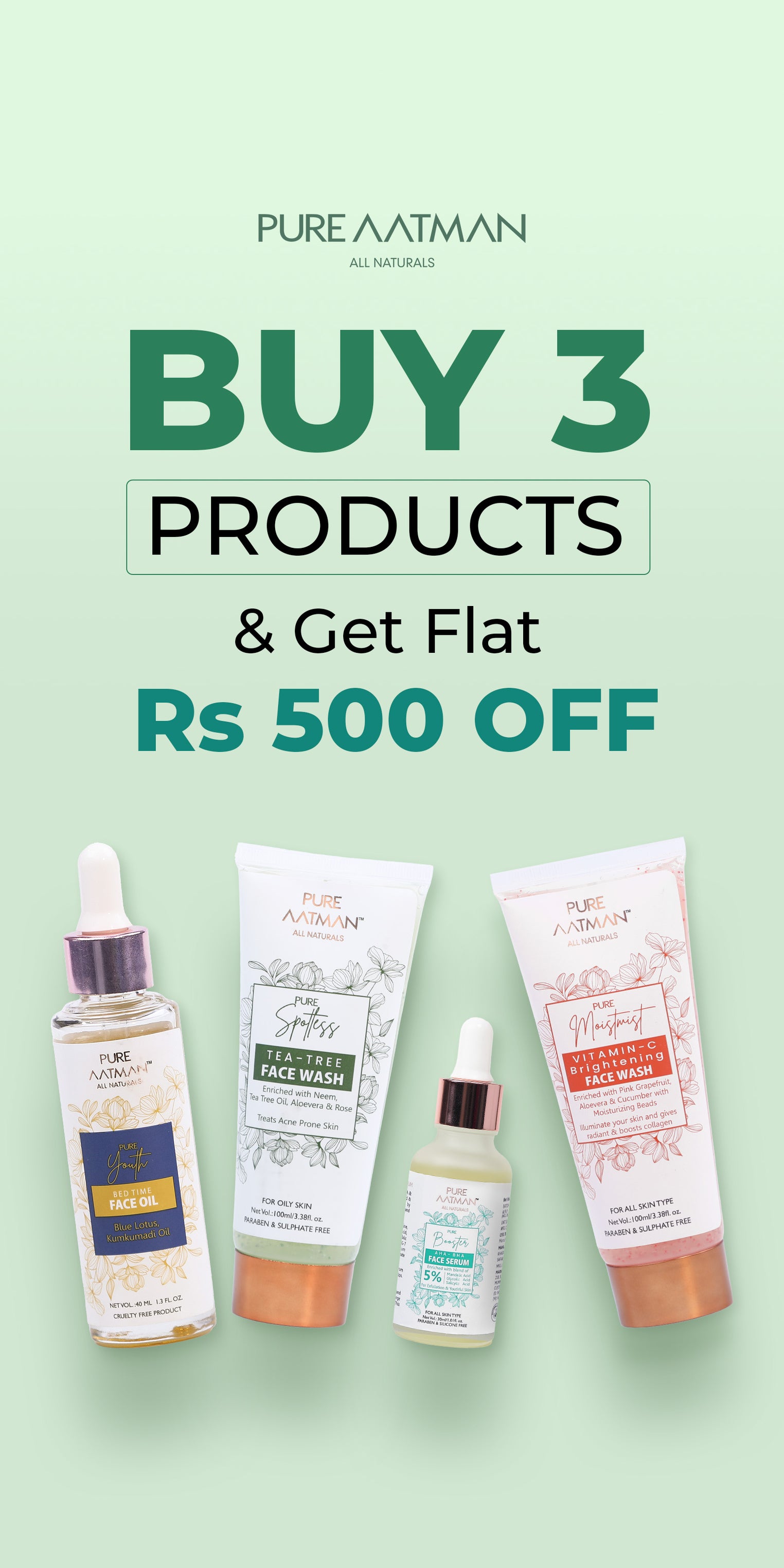 Buy Best Organic & Natural SkinCare Products in India – Pure Aatman